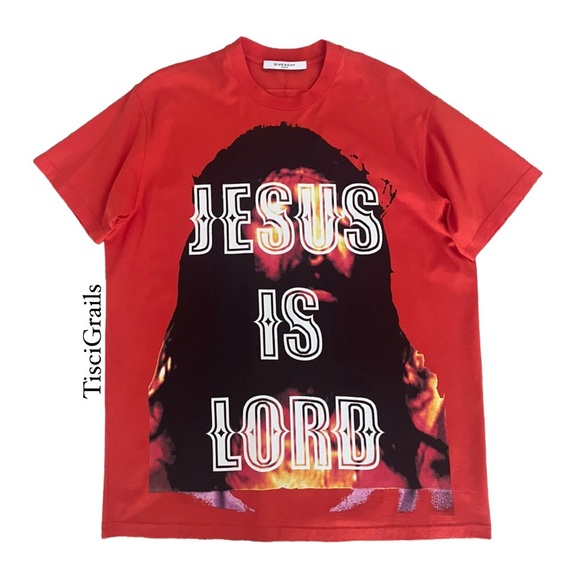Givenchy | Shirts | Givenchy Jesus Is Lord T Shirt | Poshmark